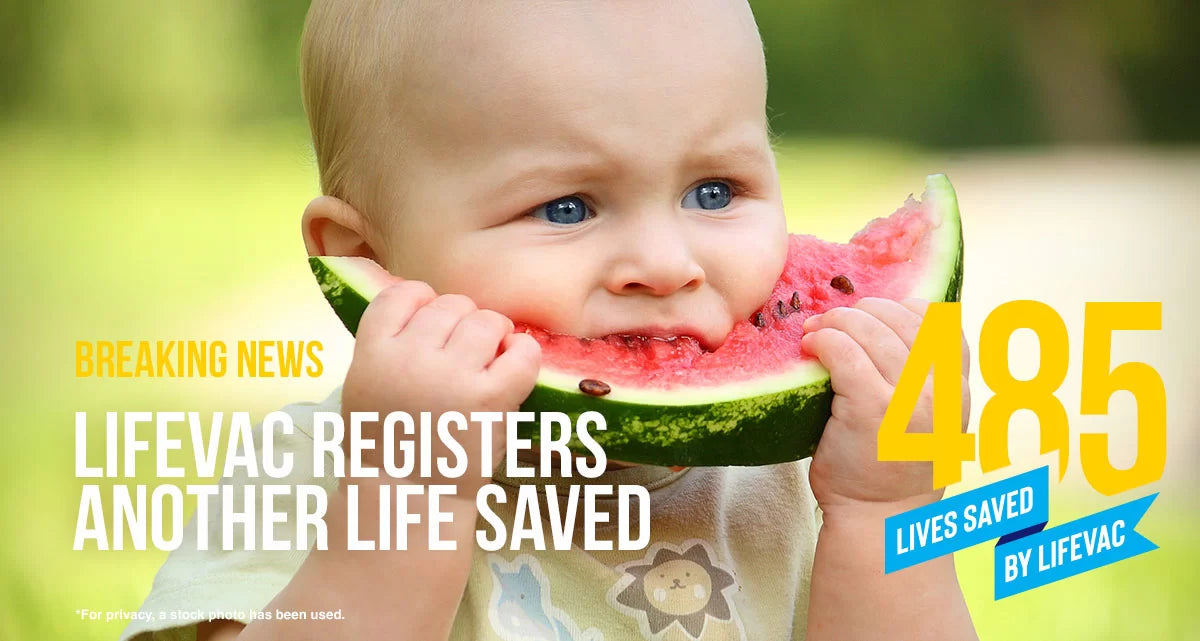 7-Month-Old Baby Boy Chokes on Watermelon and is Saved with LifeVac